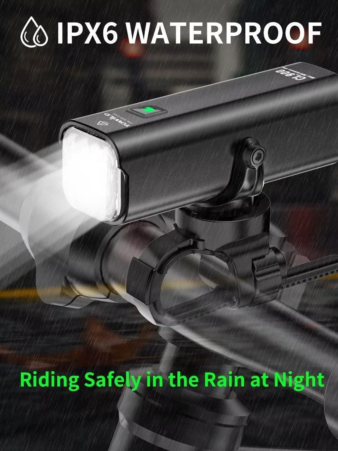 Towild CL900 Smart 900 Lümen Usb Şarjlı Bisiklet Ön Lamba - Towild - Ön ...